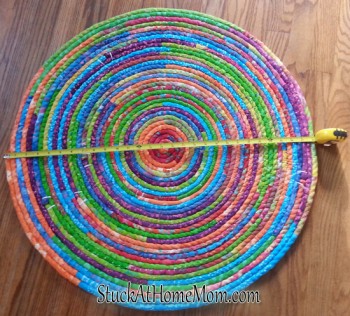 How to Make a Fabric Rope Rug – DIY Rope Rug #diy - Stuck at Home Mom